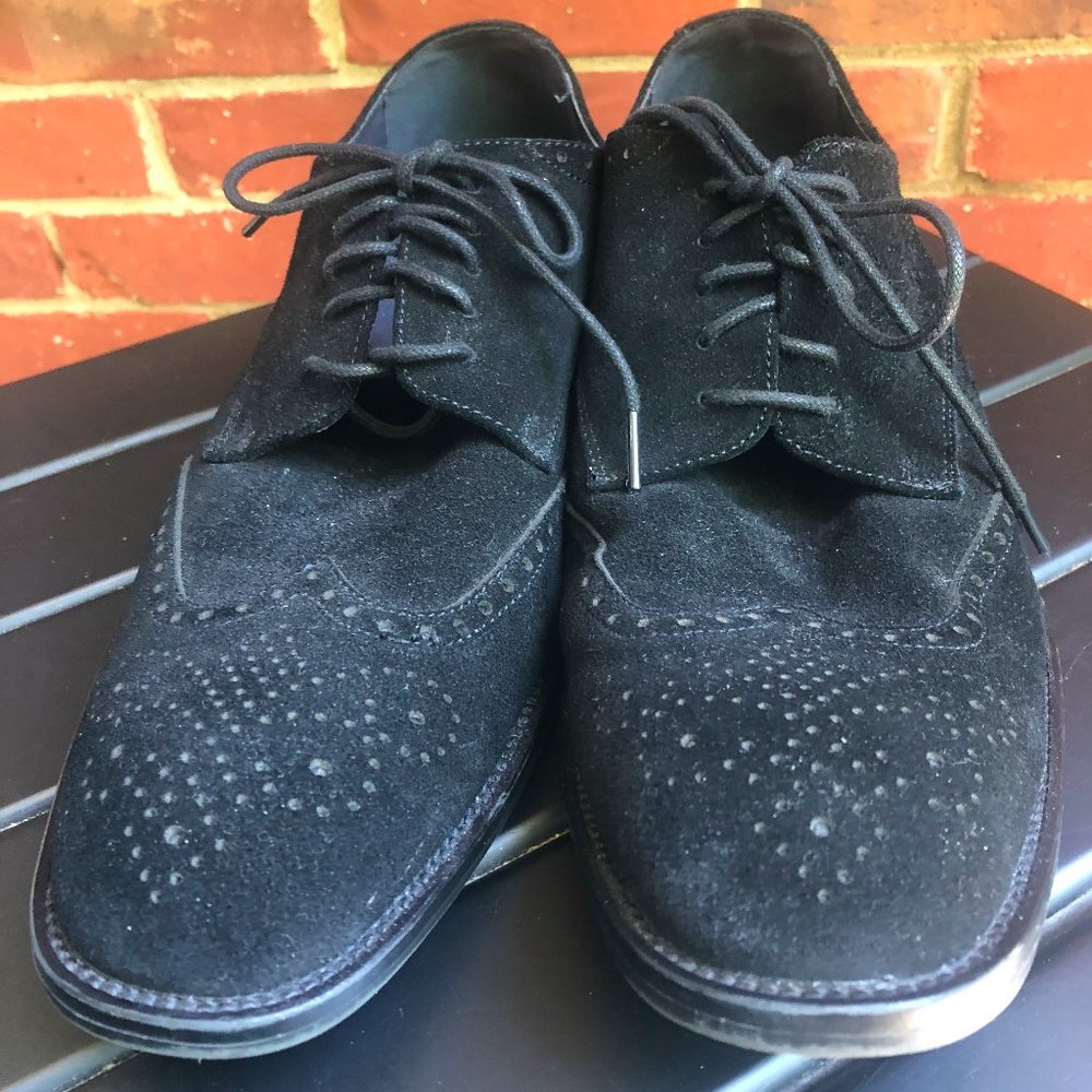 Joseph Abboud Collection Suade Wingtip Dress Shoe - Gem